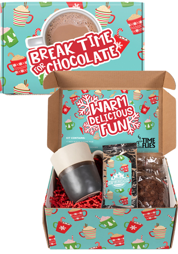 Printed Breaktime for Chocolate in Deluxe Mailer |CIKT6064 - DiscountMugs