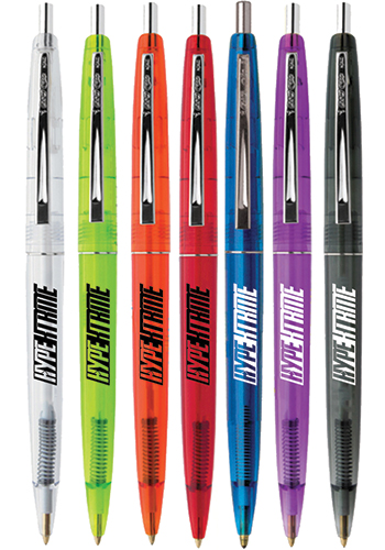 Personalized Clear Clic Pens |BGCLCL - DiscountMugs
