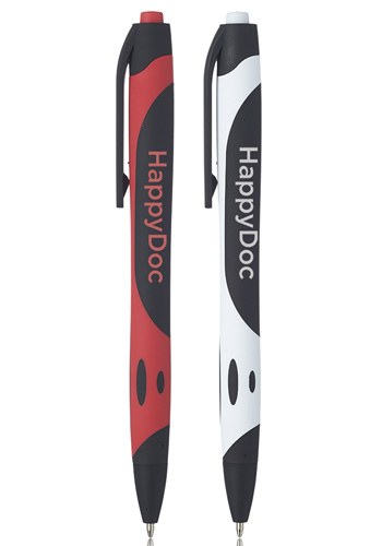Affordable Detroit Rubberized Plastic Pens |BP392 - DiscountMugs