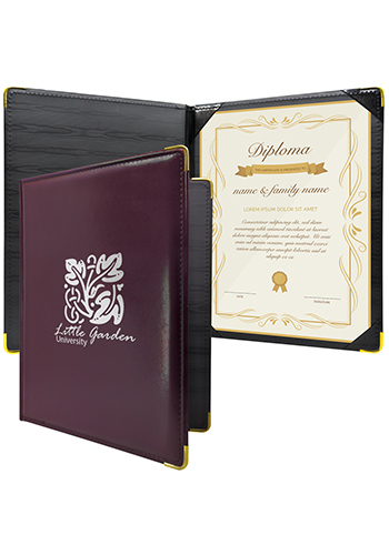 Bulk Diploma Holder Deluxe Portrait |TKDIP203 - DiscountMugs