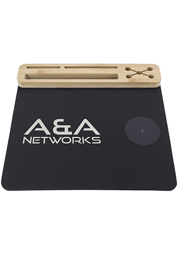 Personalized Eco Mouse Pad with 10W Wireless Charger | IBCTEK059 ...