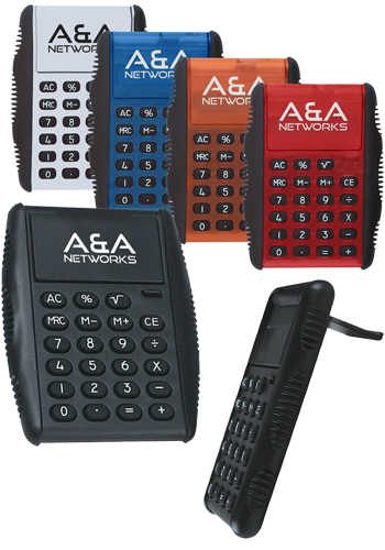 Printed Flip Calculator |X20498 - DiscountMugs
