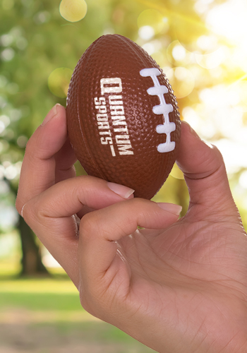 Custom Football Stress Balls | STRESS04 - DiscountMugs