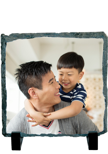 Custom Glossy Small Square Photo Slate | PMU59000 - DiscountMugs