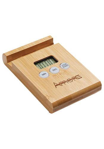 Printed H&T Bamboo Timer and Stand |PLFT010 - DiscountMugs
