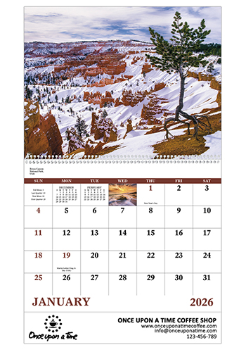 Custom Landscapes of America English - Spiral Calendars |X30181 ...