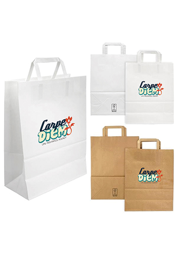 Custom Large FSC Certified Paper Bag |ASCPP6817 - DiscountMugs