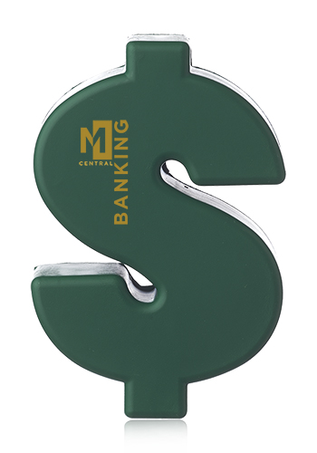 Wholesale Money Sign Shaped Stress Balls |STRESS26 - DiscountMugs