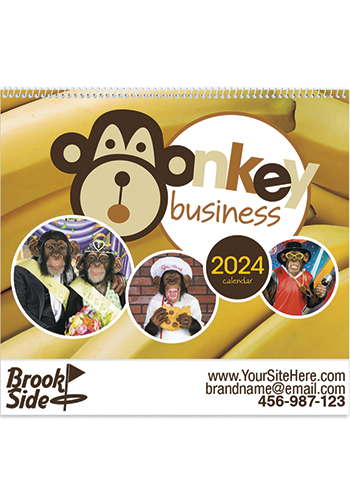 Custom Monkey Business Triumph Calendars | X11285 - DiscountMugs