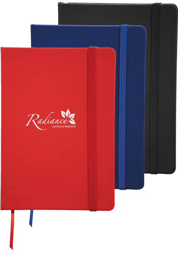 Custom Notebooks with Elastic Band Closure | SM3443 - Discountmugs