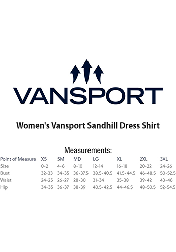 Personalized Women's Vansport Sandhill Dress Shirt |VA1251 - DiscountMugs