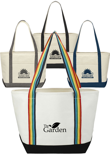Personalized Premium 18 oz Cotton Canvas Totes| LE790030 - DiscountMugs