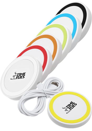 Wholesale Puck 10W Fast Wireless Charging Pad | EV13092 - DiscountMugs
