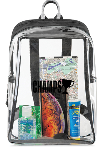 Printed Sigma Clear Mini Backpack |GL100492 - DiscountMugs