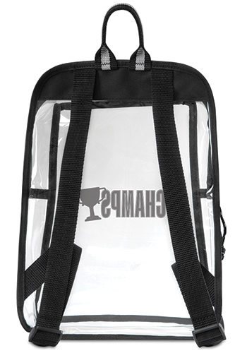Printed Sigma Clear Mini Backpack |GL100492 - DiscountMugs