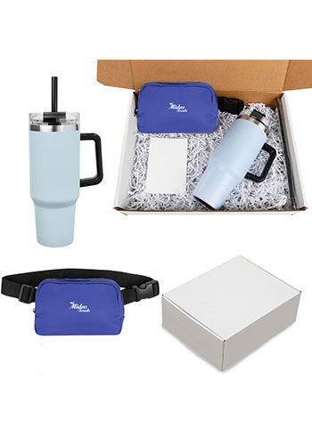 Customized Sip And Step Gift Set | X20621 - DiscountMugs