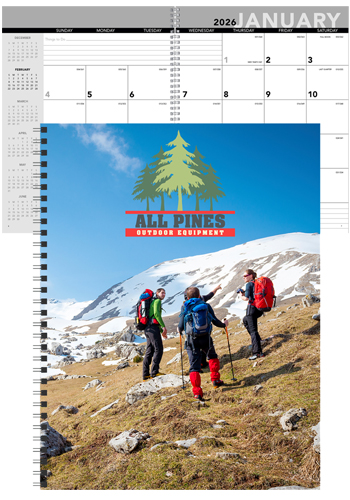 Custom Standard Year Desk Planners Calendars | X11457 - DiscountMugs