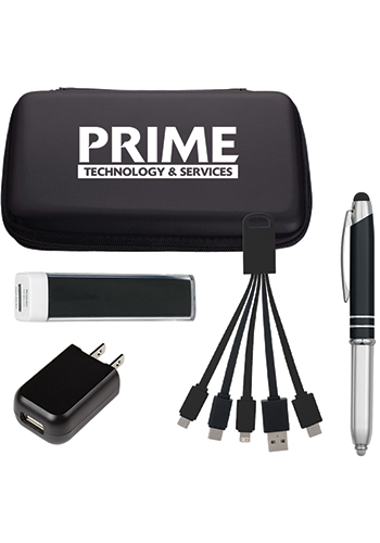 Personalized Travel Tech Kit |X20582 - DiscountMugs