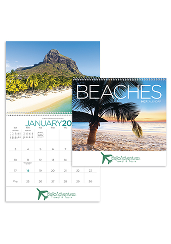 Custom Triumph Beaches Wall Calendars | X11306 - DiscountMugs