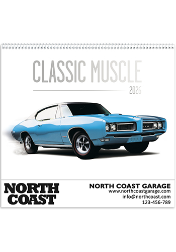 Custom Triumph Classic Muscle Cars Calendars | X11355 - DiscountMugs