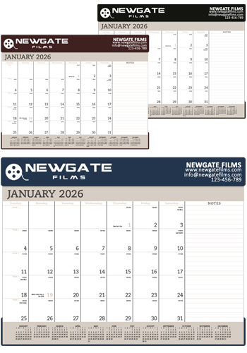 Custom Triumph Vinyl Desk Pad Calendars | X11396 - DiscountMugs