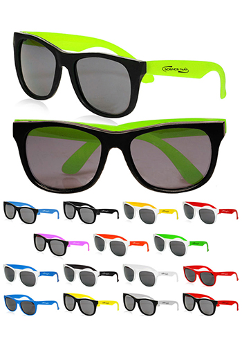 Personalized Two Tone Plastic Sunglasses | SGL01 - DiscountMugs